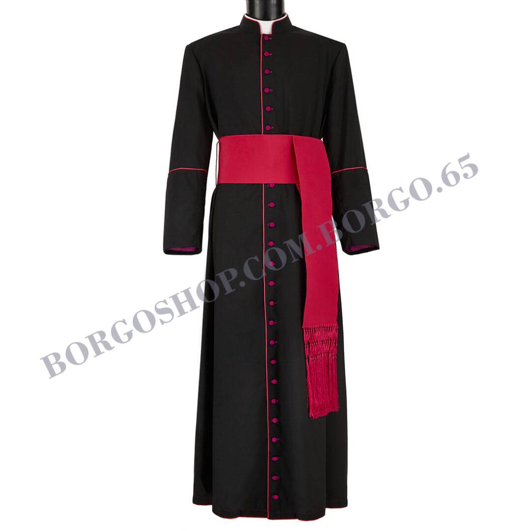 FRESH BLACK WOOL CASSOCKS | Borgo Shop