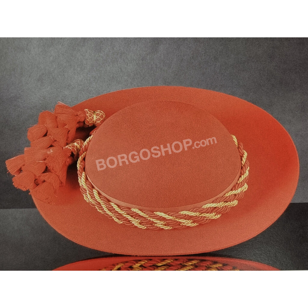 GALERO hat for Cardinal Catholic Prelates | Borgo Shop